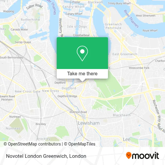 How to Get to Novotel London Greenwich by Train, Bus or Tube?