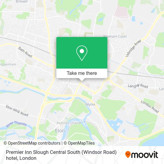 How to Get to Premier Inn Slough Central South (Windsor Road) hotel by ...