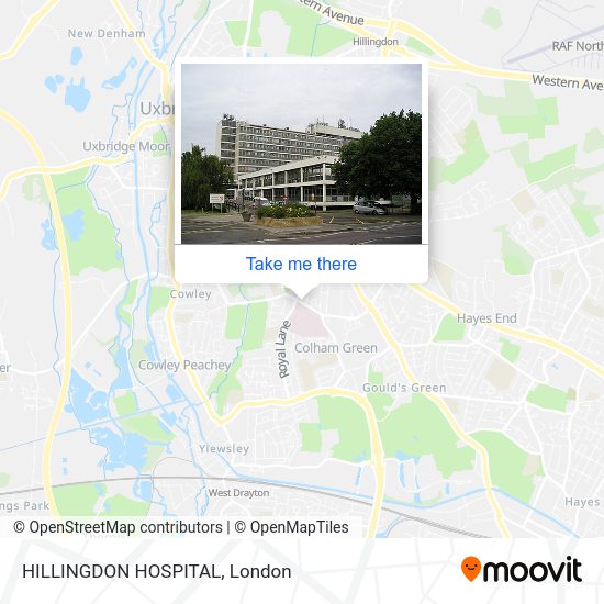 How to Get to HILLINGDON HOSPITAL in Hillingdon by Bus, Train or Tube?