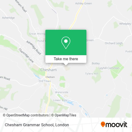 How to Get to Chesham Grammar School in Chesham (Bucks) by Bus, Tube or ...