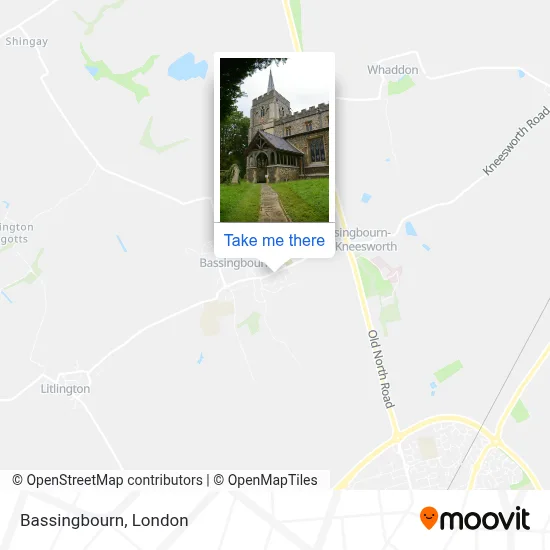 How to Get to Bassingbourn in South Cambridgeshire by Bus or Train?