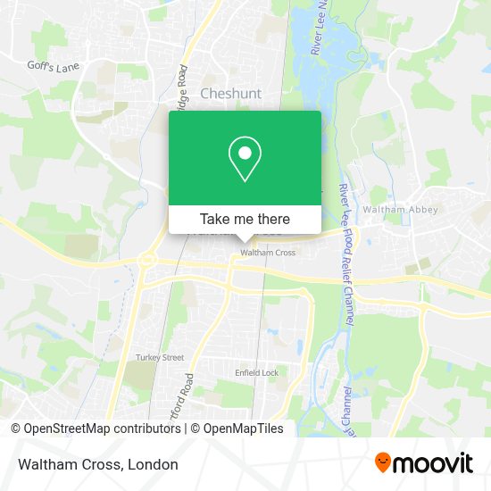 How to Get to Waltham Cross in Cheshunt by Bus, Train or Tube?