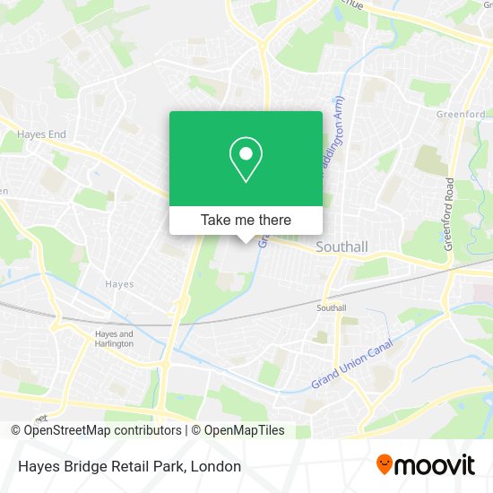 How to get to Hayes Bridge Retail Park by bus, train or Tube?