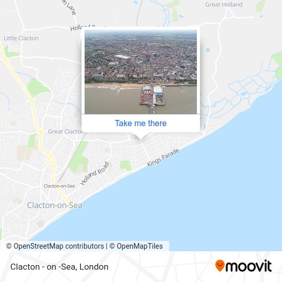 How to Get to Clacton - on -Sea in Tendring by Bus or Train?