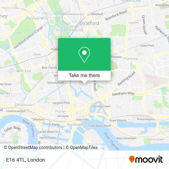 How to Get to E16 4TL in Plaistow by Bus, Tube, Train or DLR?