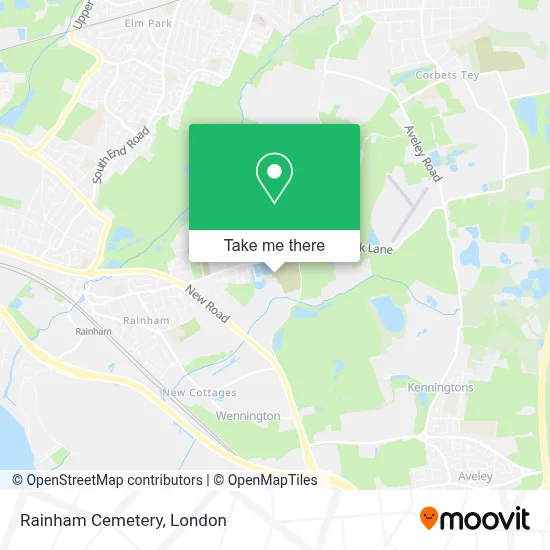 How to Get to Rainham Cemetery by Bus, Train or Tube?