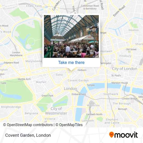 How to Get to Covent Garden by Tube, Bus or Train?