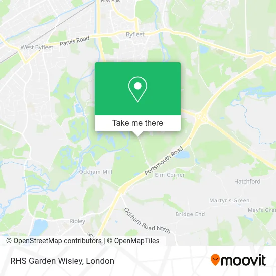 How to Get to RHS Garden Wisley in Guildford by Bus or Train?