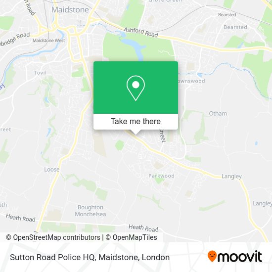 How to Get to Sutton Road Police HQ, Maidstone by Bus or Train?