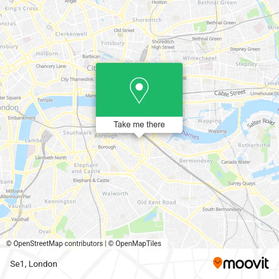 How to Get to Se1 in Borough by Bus, Train, Tube or DLR?