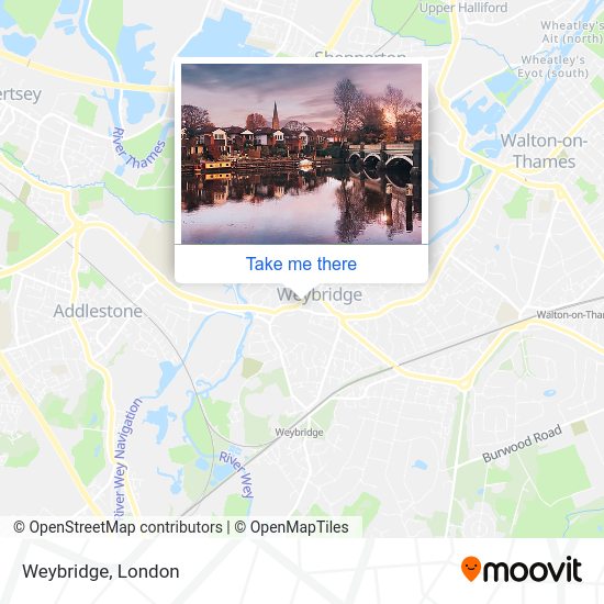 How to Get to Weybridge by Bus or Train?