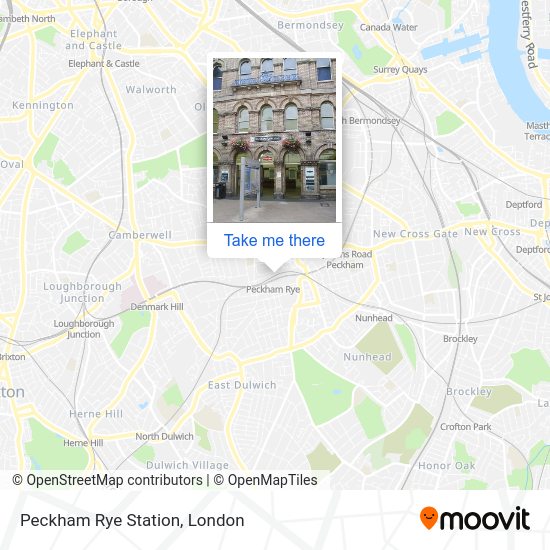 How to Get to Peckham Rye Station by Train, Tube or Bus?