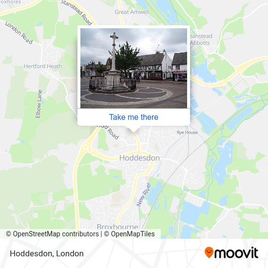 How to Get to Hoddesdon by Bus or Train?