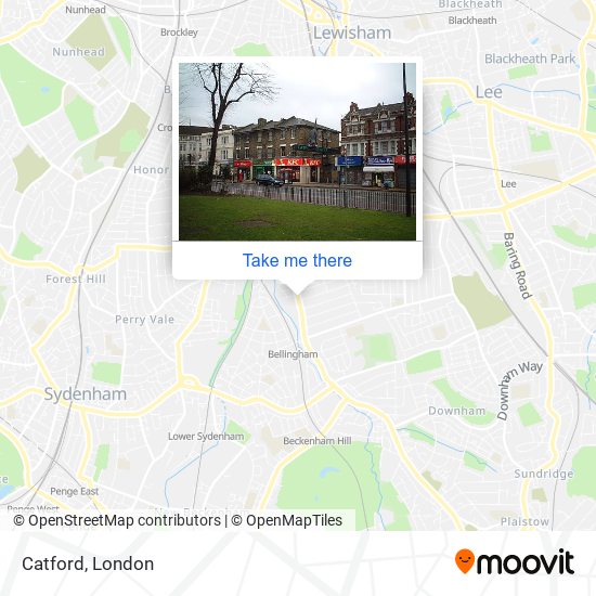 How to get to Catford by bus, train or Tramlink?