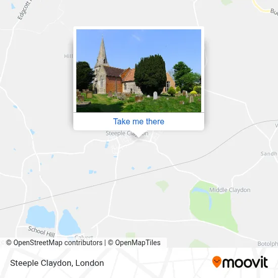 How to Get to Steeple Claydon in Aylesbury Vale by Bus?