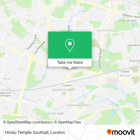 How to Get to Hindu Temple Southall by Bus, Train or Tube?