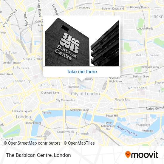 How to Get to The Barbican Centre in City Of London by Tube, Bus or Train?