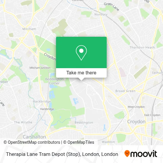 How to Get to Therapia Lane Tram Depot (Stop), London in Broad Green by ...