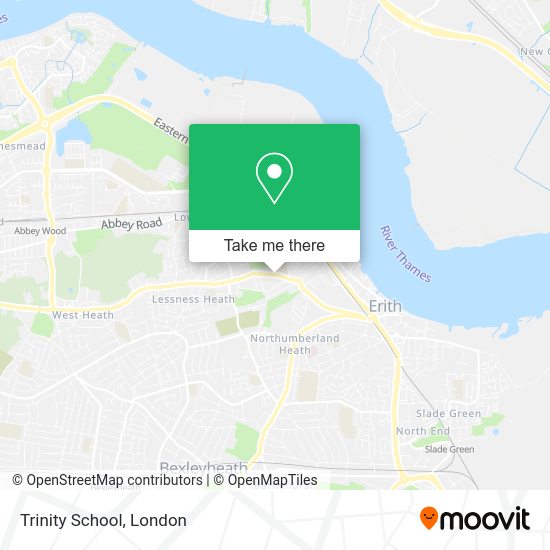 How to Get to Trinity School in Belvedere by Bus, Train or DLR?