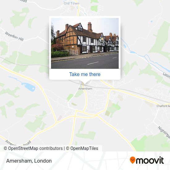 How to Get to Amersham by Bus, Train or Tube?