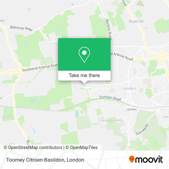 How to Get to Toomey Citroen-Basildon by Bus or Train?