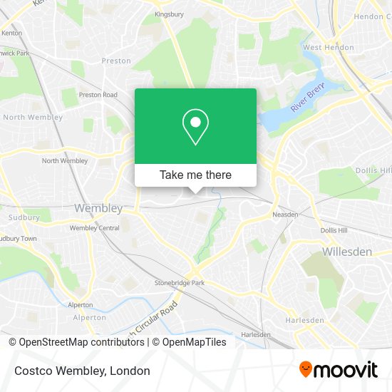 How to Get to Costco Wembley by Bus, Tube or Train?