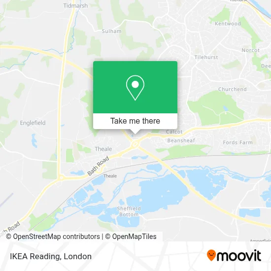 How to Get to IKEA Reading in West Berkshire by Bus or Train?