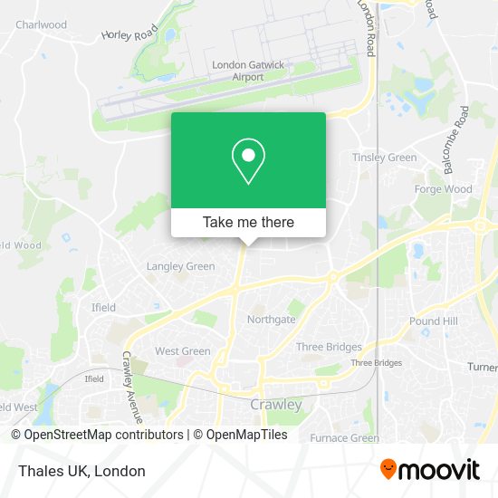 How to Get to Thales UK in Crawley by Bus or Train?