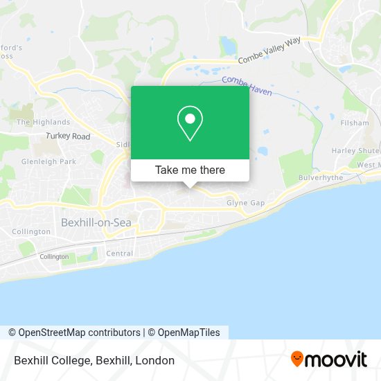 How to Get to Bexhill College, Bexhill in Rother by Bus or Train?