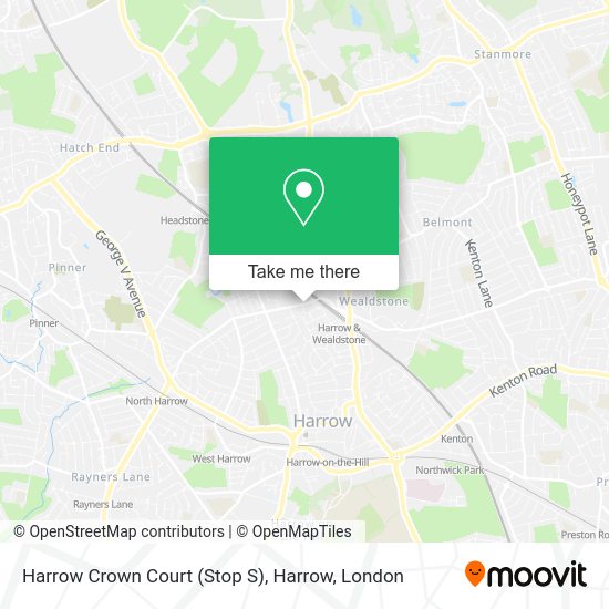 How to Get to Harrow Crown Court (Stop S), Harrow by Bus, Tube or Train?