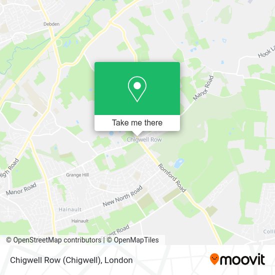 How to Get to Chigwell Row in Epping Forest by Bus or Train?