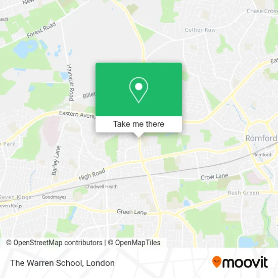 How to Get to The Warren School in Chadwell Heath by Bus, Train, Tube ...