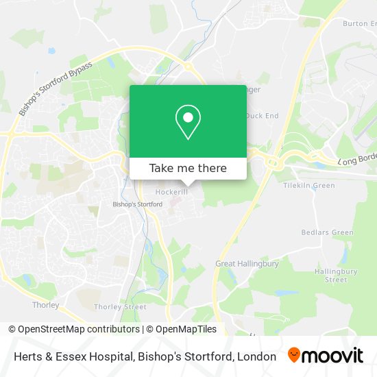 How To Get To Herts And Essex Hospital Bishops Stortford In Bishops Stortford By Bus Or Train