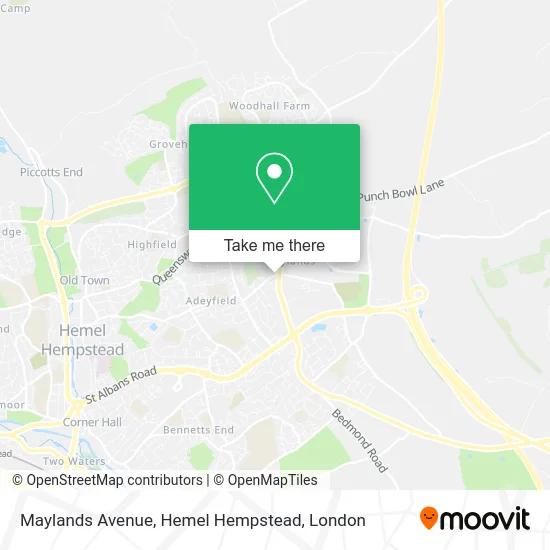 How to Get to Maylands Avenue, Hemel Hempstead by Bus or Train?