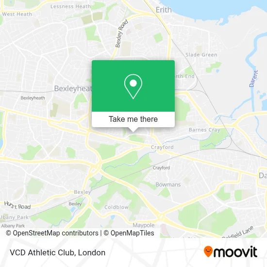 How to Get to VCD Athletic Club in Bexleyheath by Bus, Train, Tube or DLR?