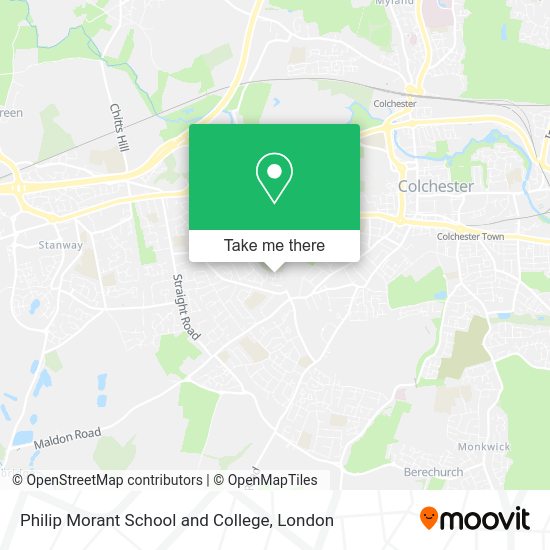 How to Get to Philip Morant School and College in Colchester by Bus or ...