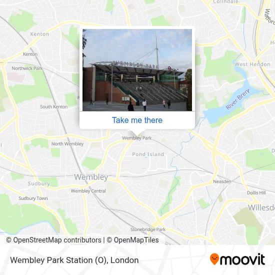 How to Get to Wembley Park Station (O) by Tube, Bus or Train?