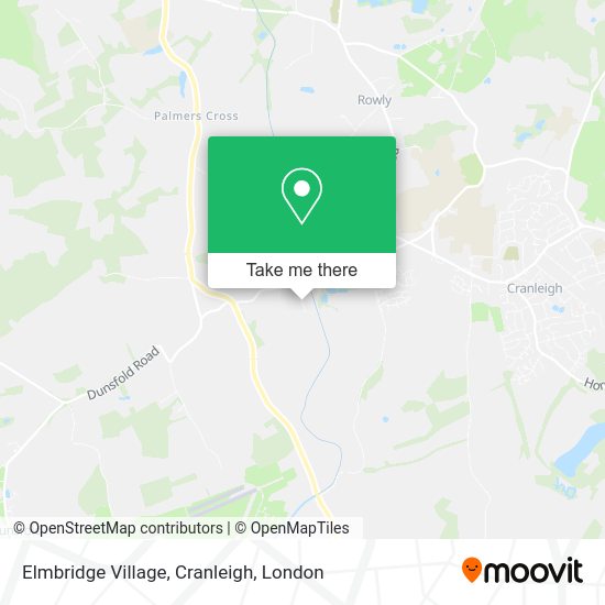 How to Get to Elmbridge Village, Cranleigh in Waverley by Bus or Train?
