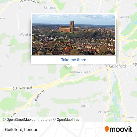 How to Get to Guildford by Bus or Train?