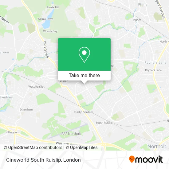 How to Get to Cineworld South Ruislip by Bus, Tube or Train?