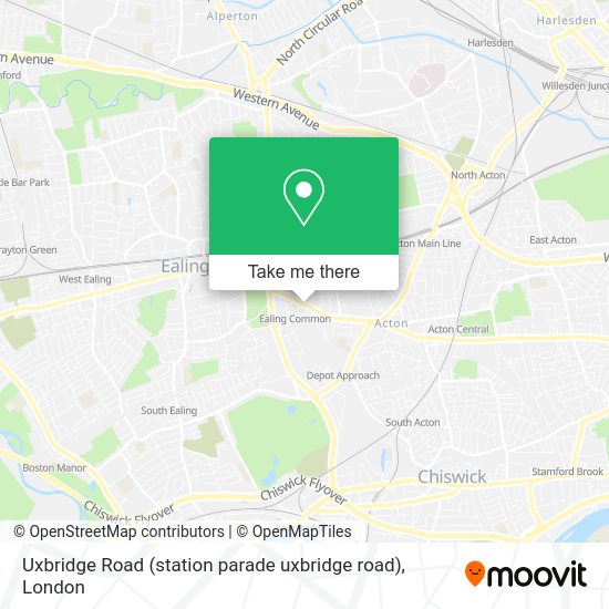 How to Get to Uxbridge Road (station parade uxbridge road) in Ealing by ...