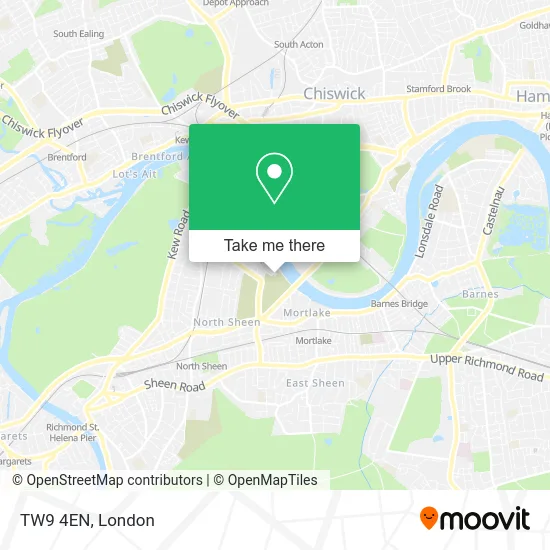 How to Get to TW9 4EN in Kew by Bus, Tube or Train?