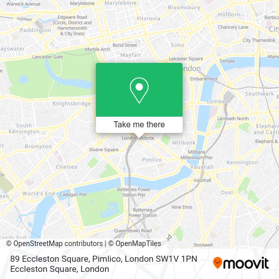 How to Get to 89 Eccleston Square, Pimlico, London SW1V 1PN Eccleston ...