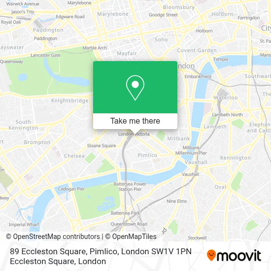 How to Get to 89 Eccleston Square, Pimlico, London SW1V 1PN Eccleston ...
