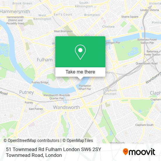 How to get to 51 Townmead Rd Fulham London SW6 2SY Townmead Road in ...