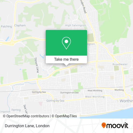 How to Get to Durrington Lane in Worthing by Bus or Train?