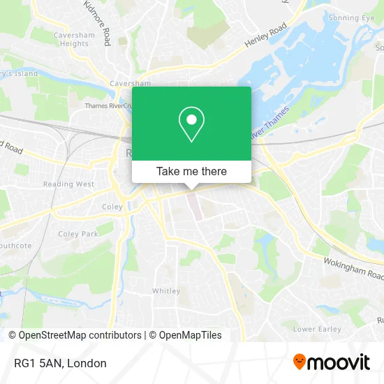 How to Get to RG1 5AN in Reading by Bus or Train?