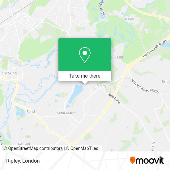 How to Get to Ripley in Guildford by Bus?