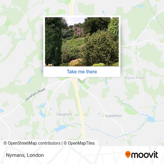 How to Get to Nymans in Mid Sussex by Bus?