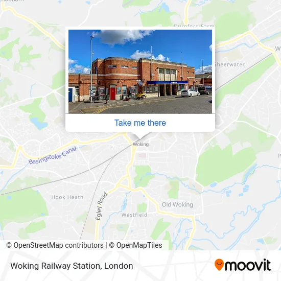How to Get to Woking Railway Station by Bus or Train?
